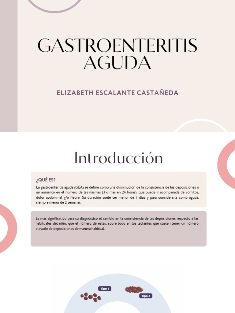 Gastroenteritis Aguda: Síntomas y Prevención | PDF