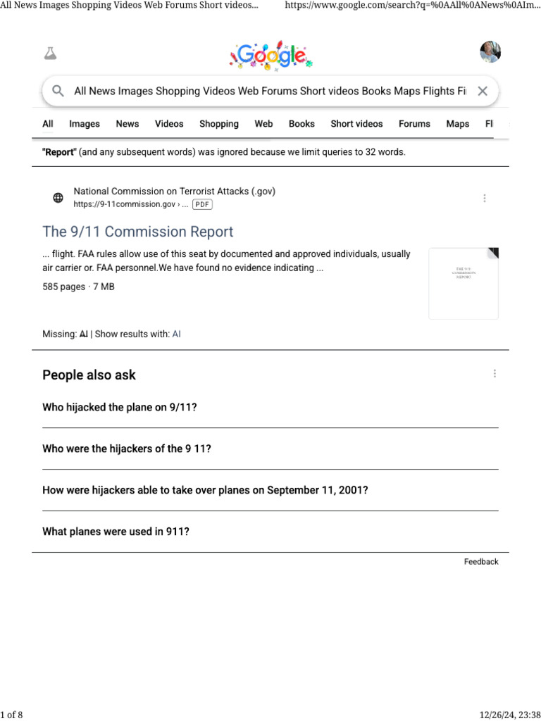 9/11 Commission Report Summary | PDF