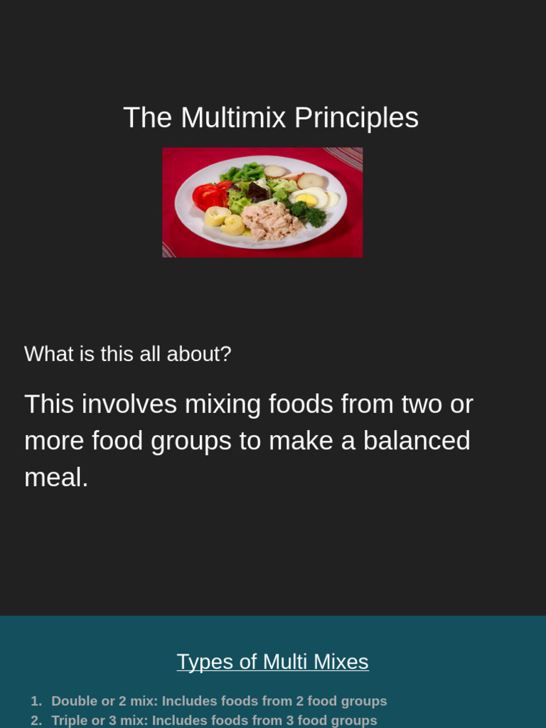 The multi mix principles | PDF