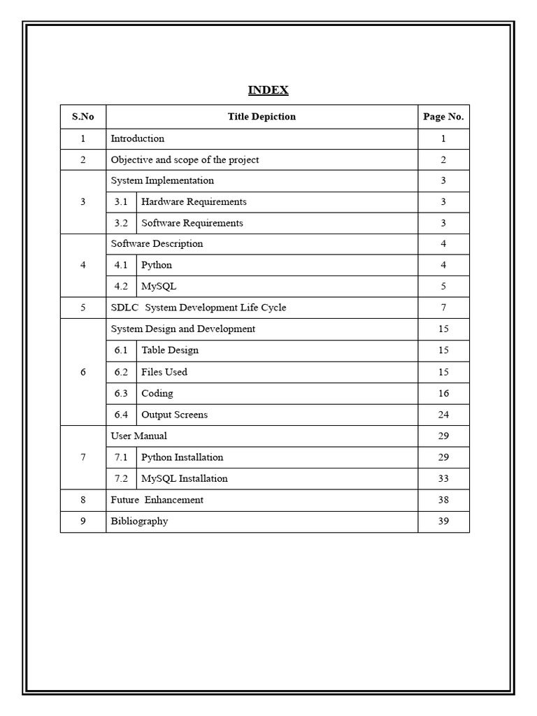 INDEX Sabari | PDF | Computer Programming | Systems Engineering