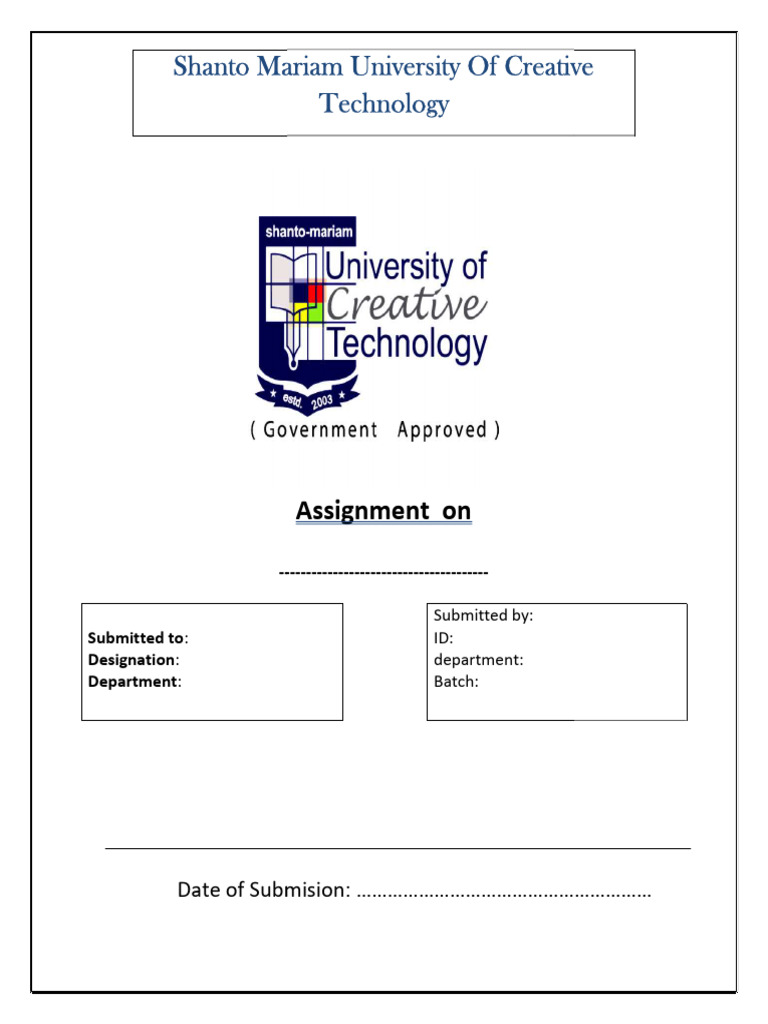 Assignment Cover Page 1 | PDF