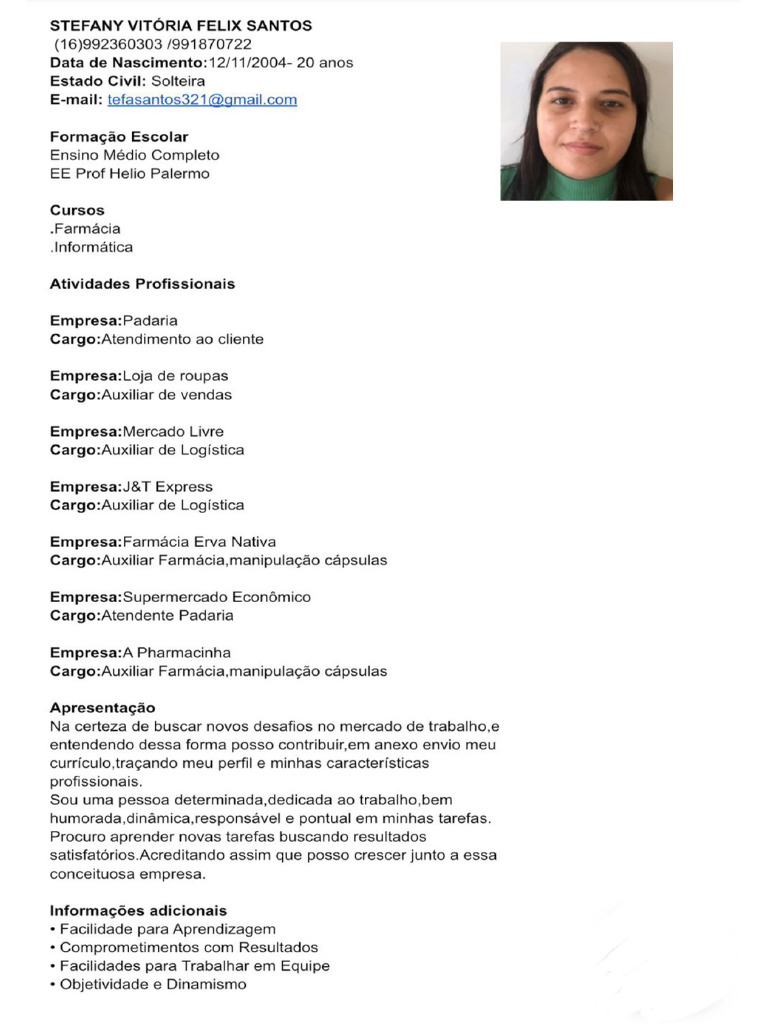 CURRÍCULO 2025 ATUALIZADO | PDF