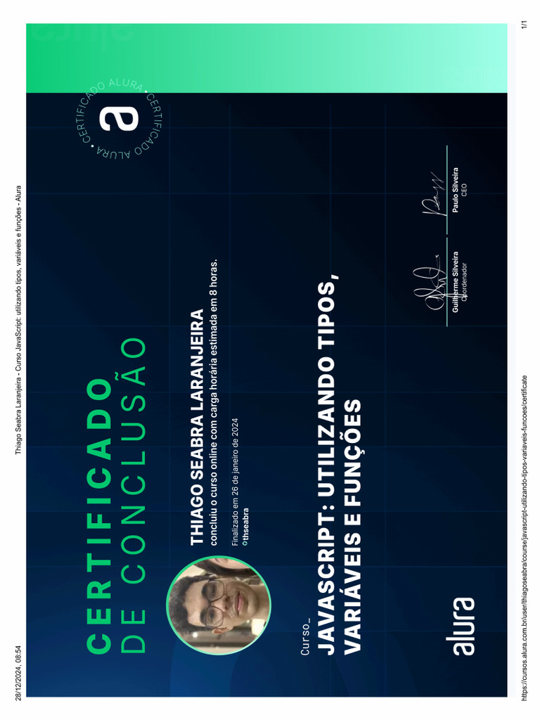 JavaScript Utilizando Tipos, Variáveis e Funções | PDF JavaScript Utilizando Tipos, Variáveis e Funções | PDF