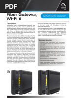 Sagemcom F@st 3896 Wi-Fi 6 Gateway | PDF | Wi Fi | I Pv6
