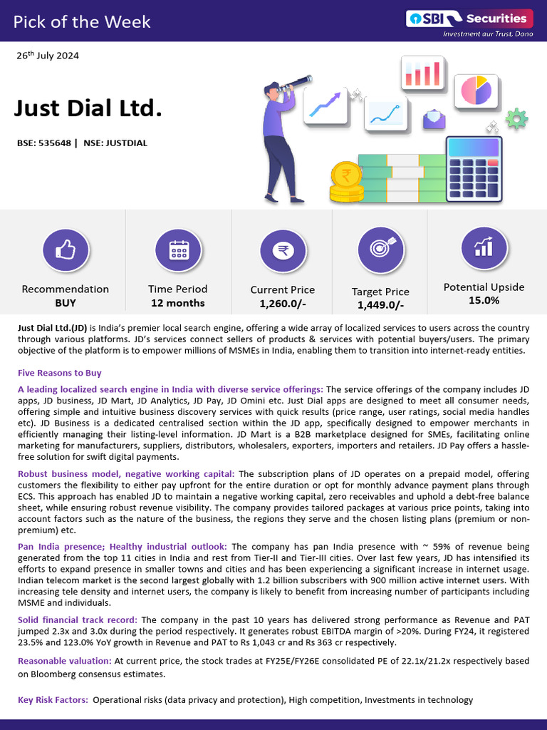 Just Dial: Empowering MSMEs in India | PDF | Financial Analyst ...