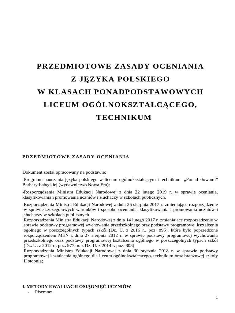 PZO Jezyk Polski 2024 | PDF