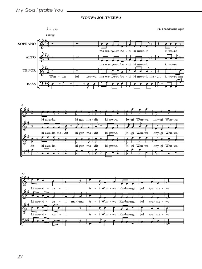 Won Wa Jol Tyerwa | PDF