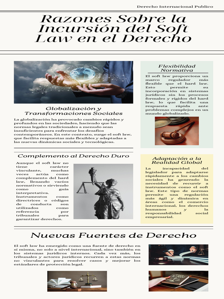 Razones Sobre la Incursión del Soft Law en el Derecho | PDF | Justicia ...