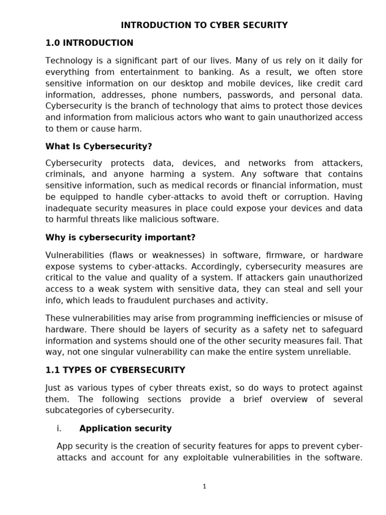 CYBERSECURITY NOTE | PDF | Security | Computer Security