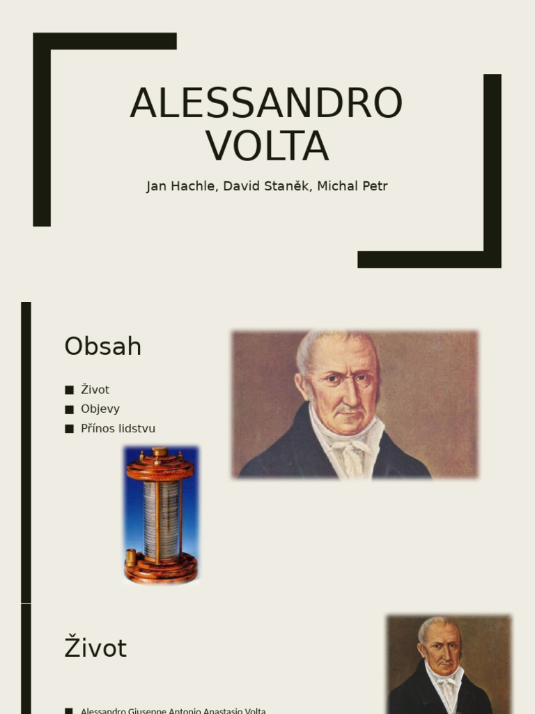 Alessandro Volta | PDF