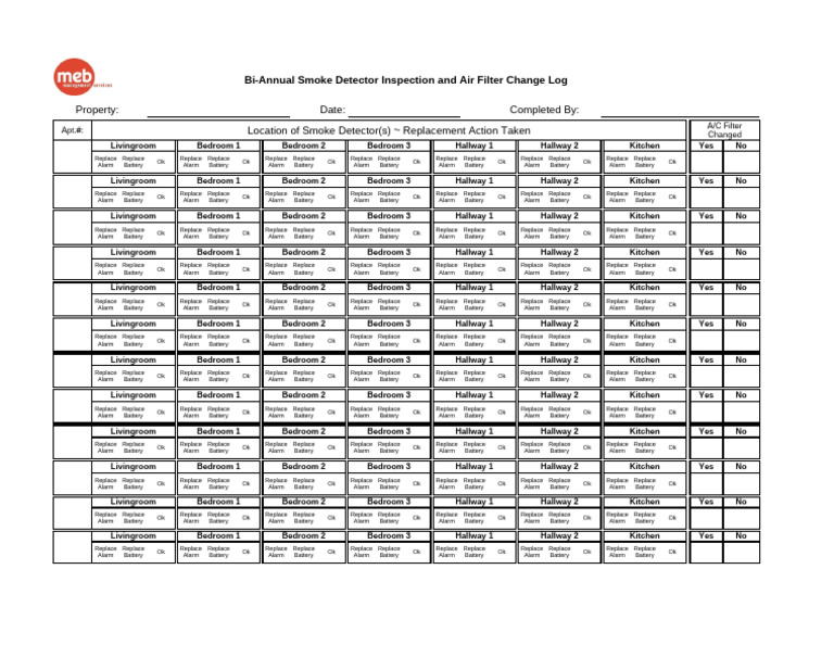 9008 Smoke Detector - Filter Log | PDF | Safety | Building Automation