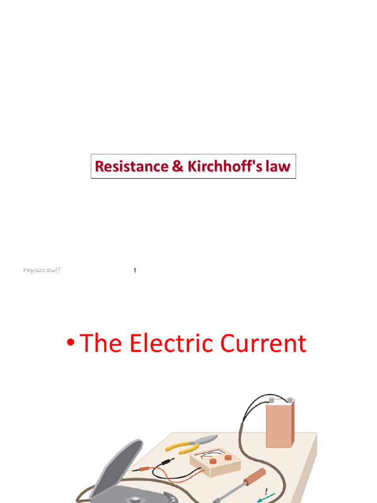 Lecture Ohm's Law | PDF