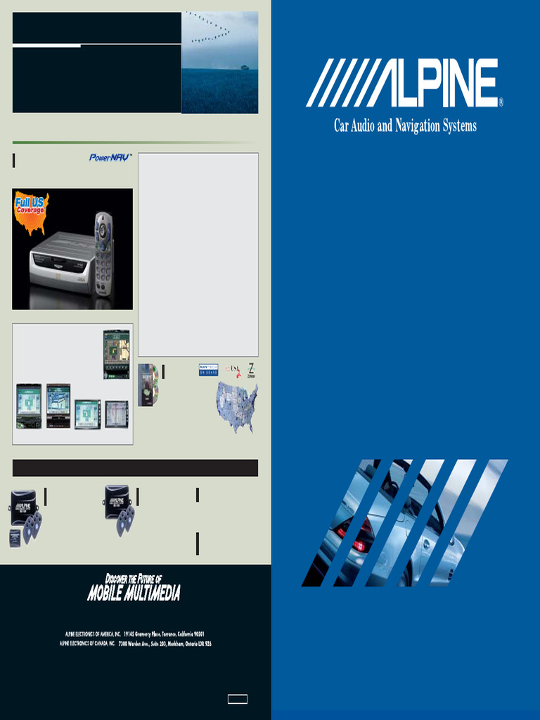 Alpine Catalogo 2003 | PDF | Loudspeaker | Compact Disc