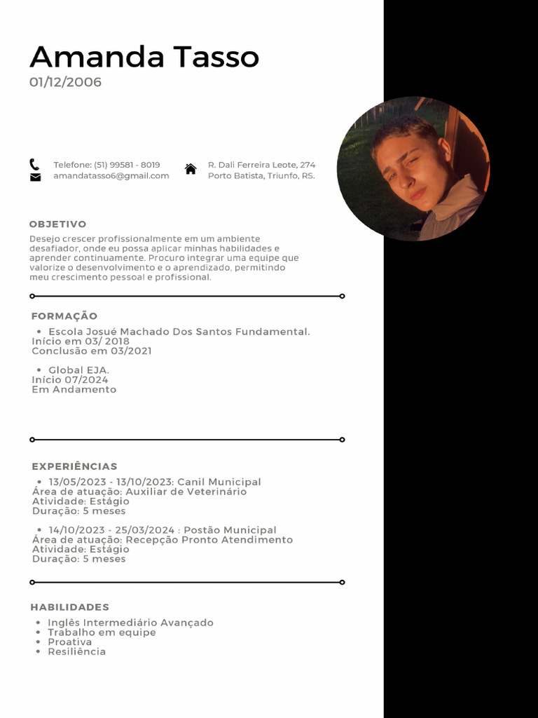 Cópia de Currículo Amanda.pdf | PDF