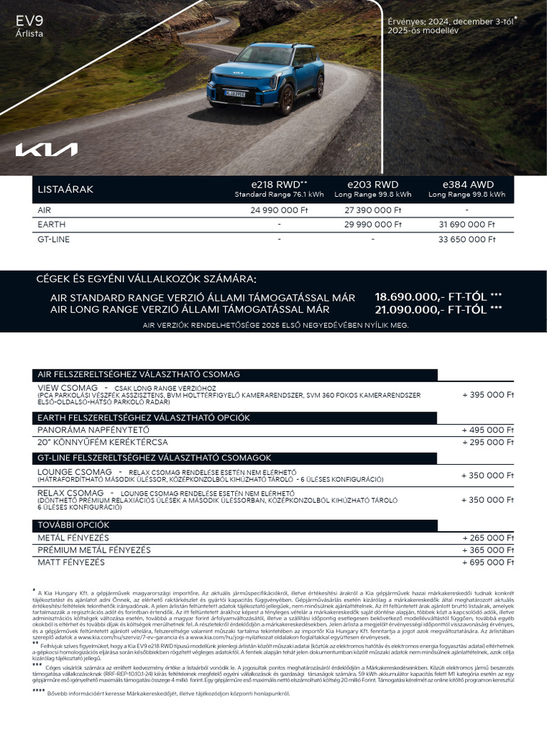 Kia Ev9 Arlista | PDF