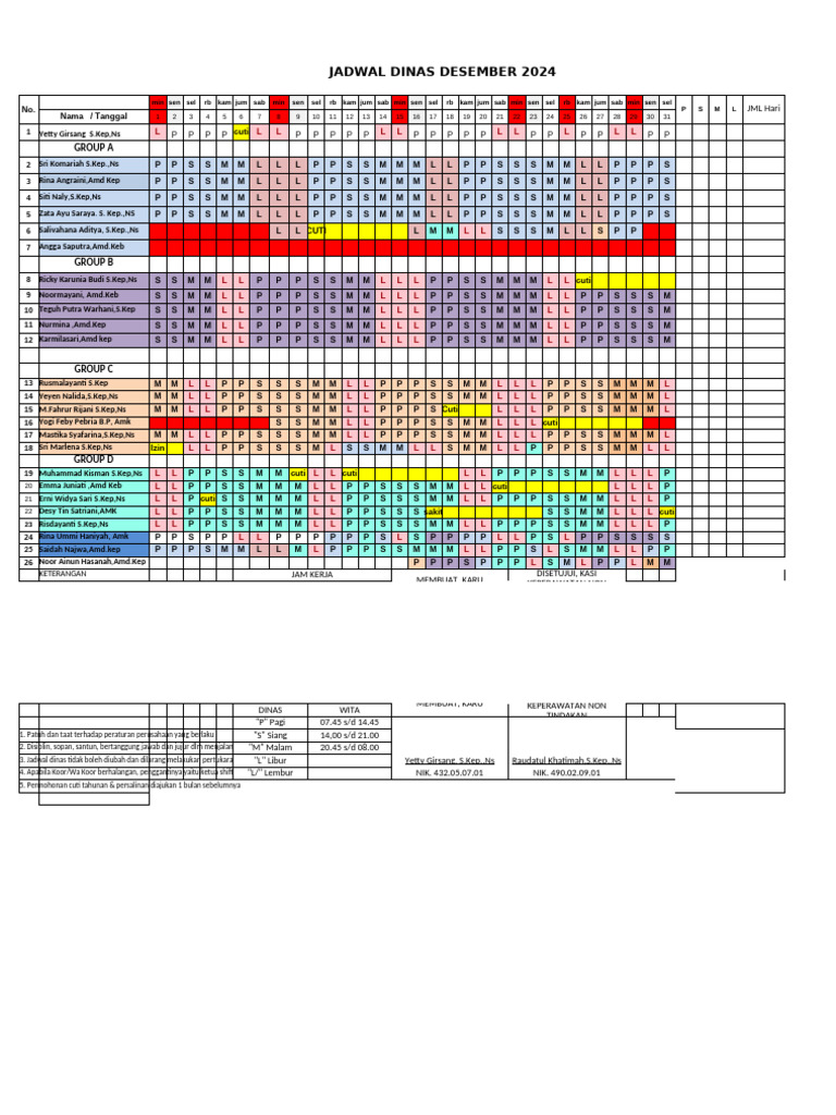 Revisi Jadwal Desember 24....... | PDF