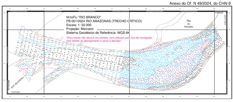 Planta-Batimetrica-da-Carta-Nautica-4030 - Foz Do Rio Madeira - Rio Amazonas | PDF