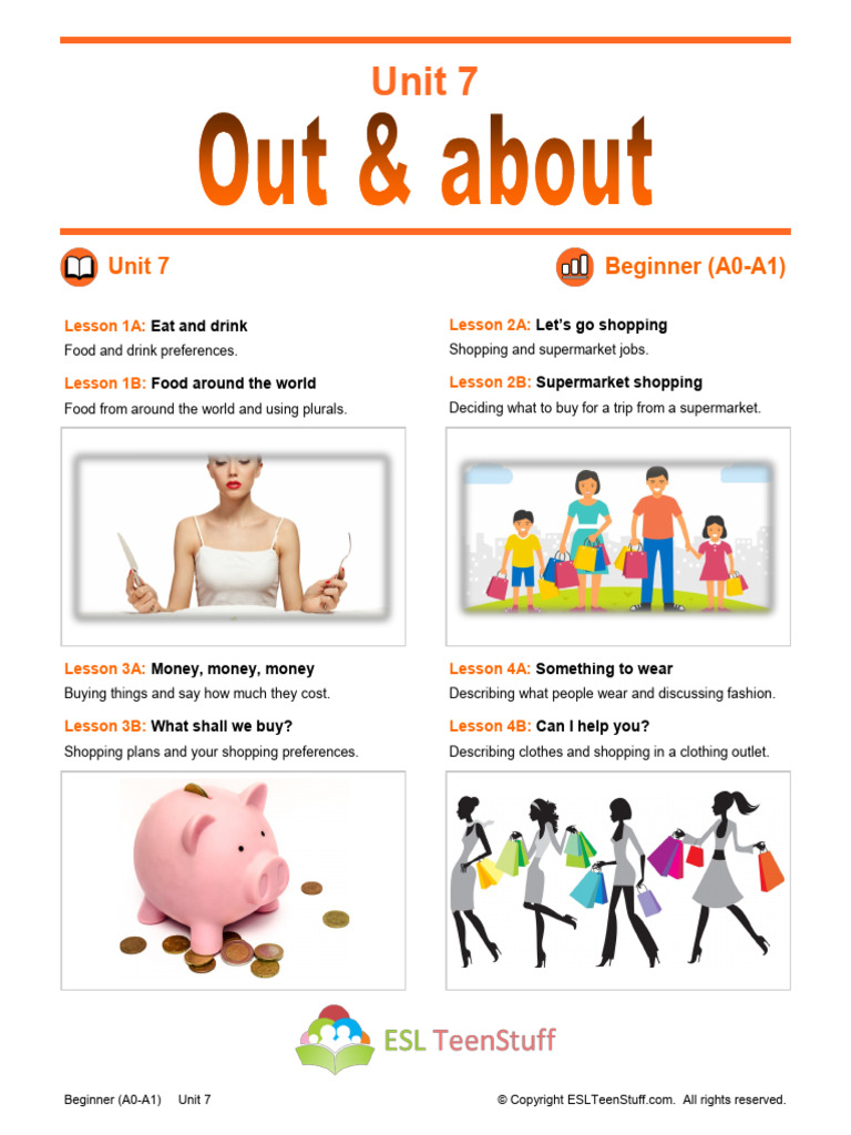 A0-Full-Unit-Unit7-GB-jnd | PDF | Meal | Lunch