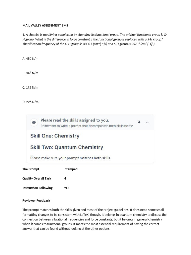 Mail Valley Assessment in BMS Physics | PDF | Enzyme | Physics