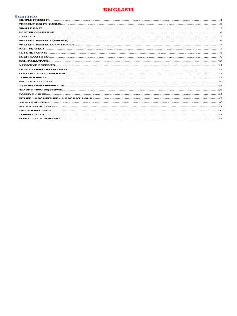 Caderno EM | PDF | Verb | Semantic Units