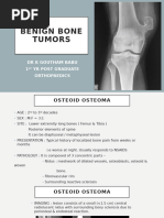 Bone Tumors Differential Diagnosis | PDF | Bone | Benign Tumor