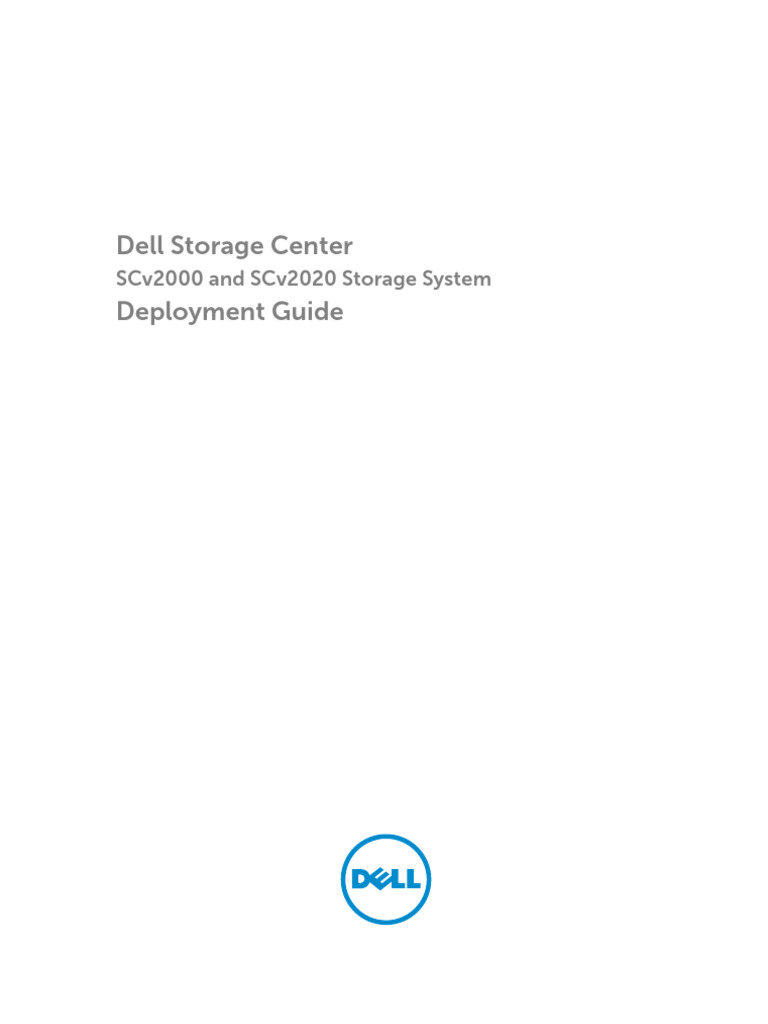 storage-sc2000_Deployment Guide_en-us | PDF | Network Switch | Computing