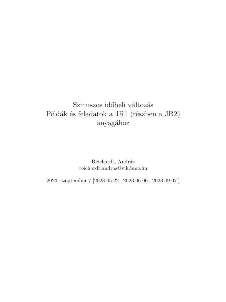 Szinuszos | PDF