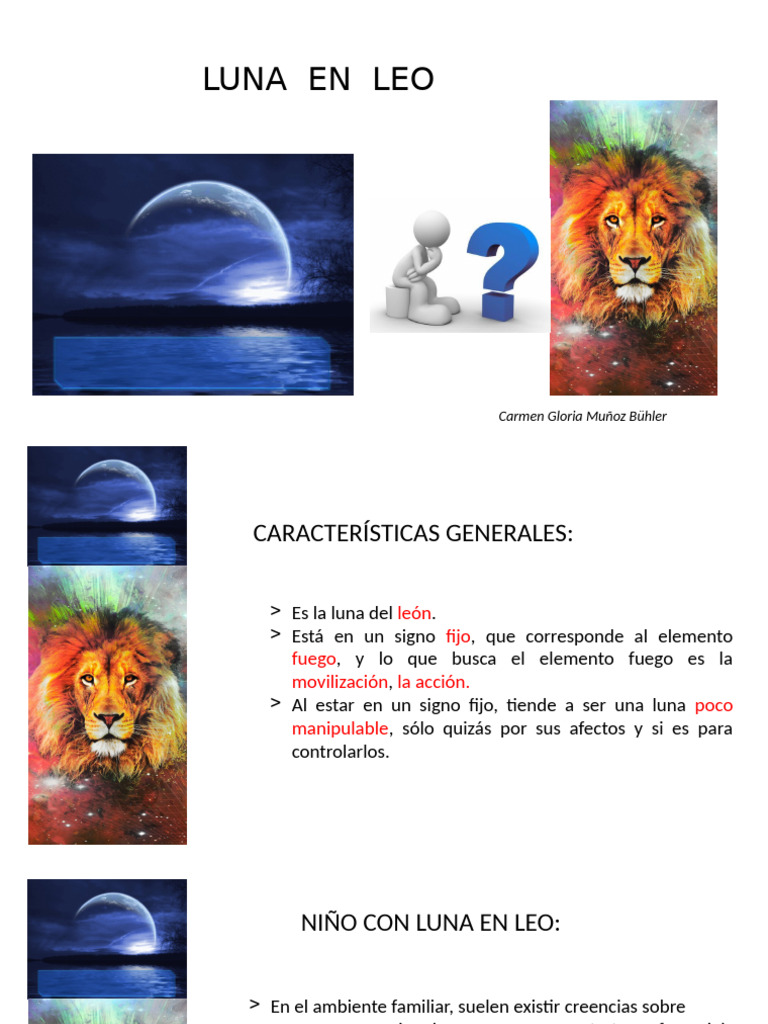 Luna en Leo: Características y Dinámicas | PDF | Luna