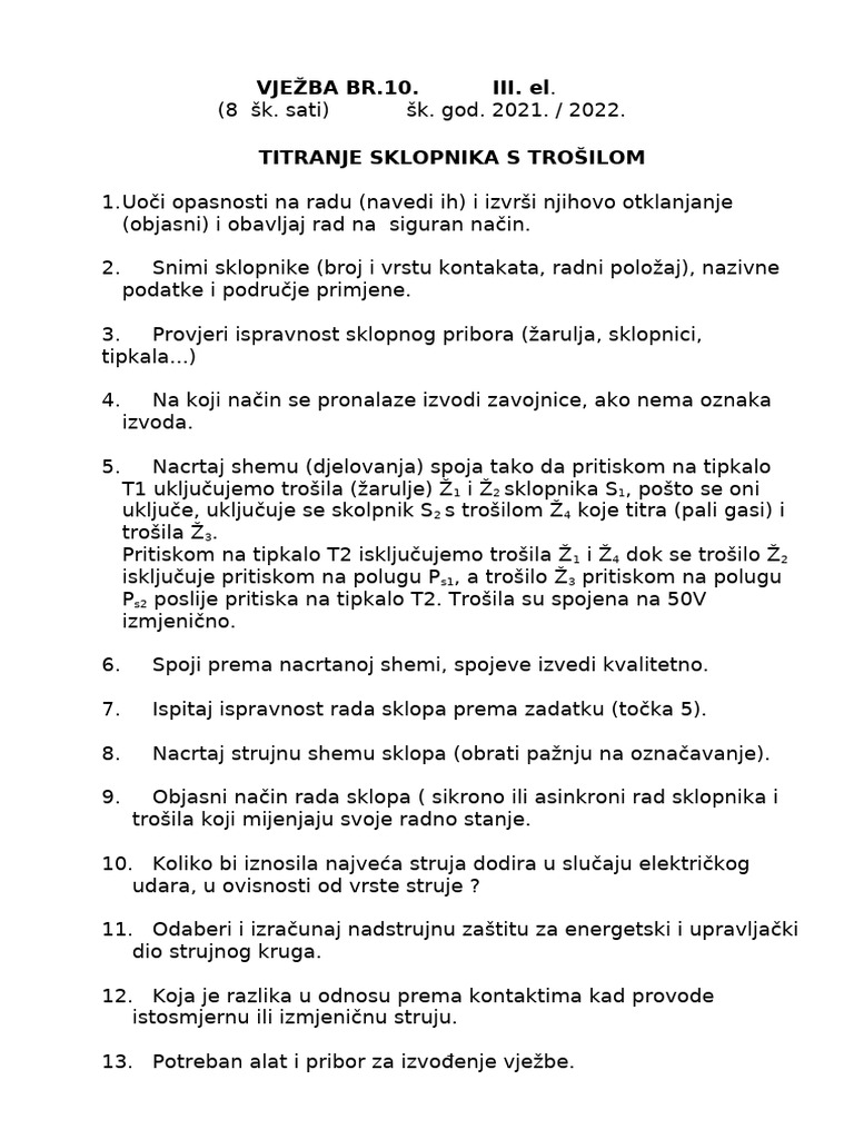 Vje - br.10 (Titranje) | PDF