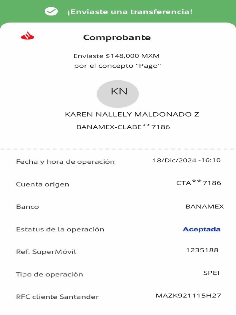 Comprobante Transferencia PDF | PDF