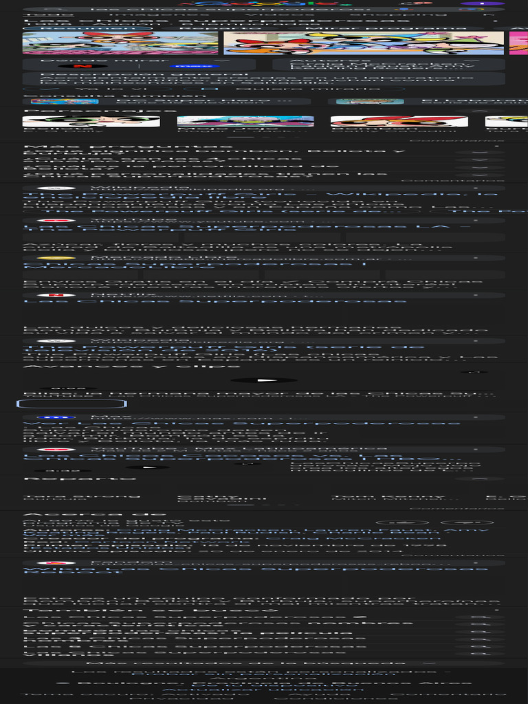 Las Chicas Superpoderosas: Serie y Creadores | PDF