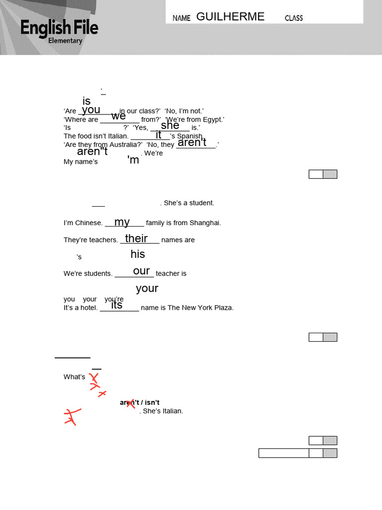 FT 1 (Grammar, Vocabulary, Pronunciation) | PDF | English Language ...