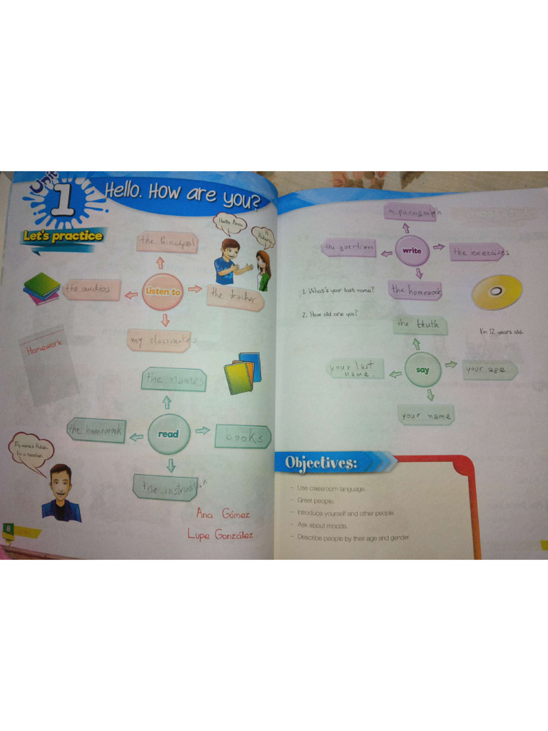 Unidad 1 Hello, How Are You! | PDF