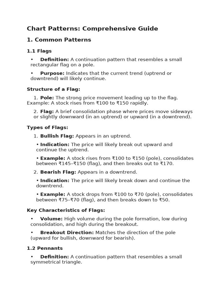 Chart Pattern Recognition + Practice | PDF | Market Trend