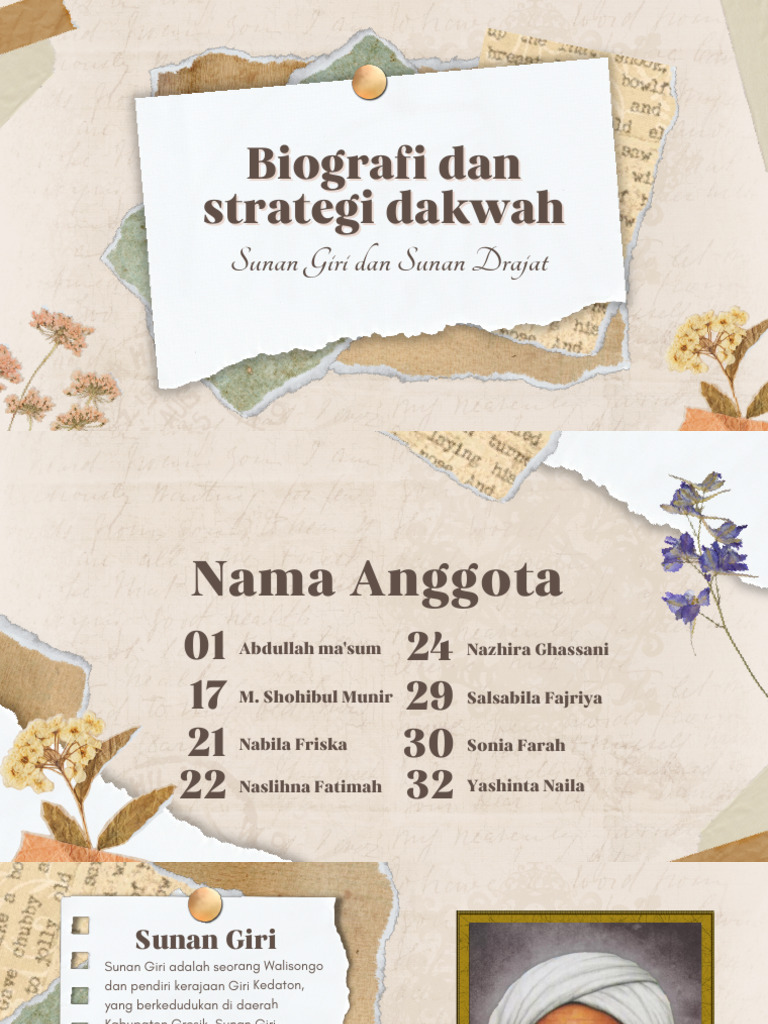 Kel 3 Ski Biografi Sunan Giri Dan Sunan Gresik - 20230911 - 142742 - 0000 | PDF