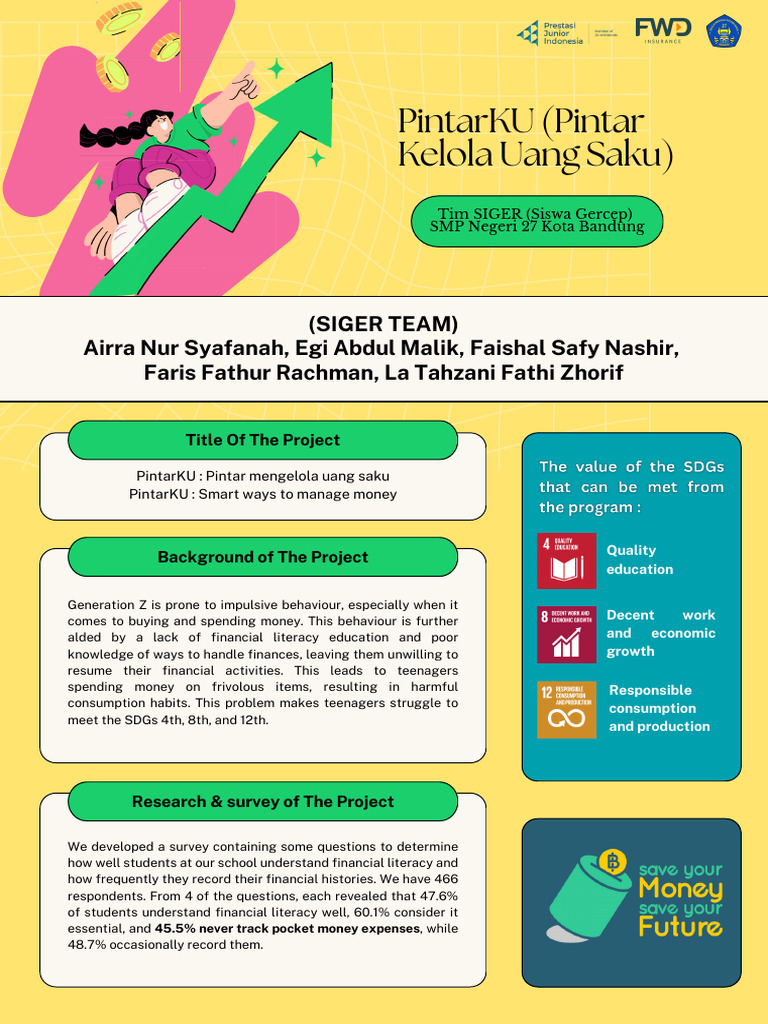 Executive Summary - SMPN 27 Bandung - SIGER | PDF | Financial Literacy ...