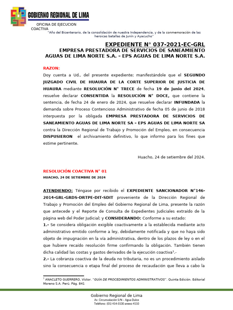 REINICIO DE PROCEDIMIENTO | PDF | Documento de identidad | Multa (pena)