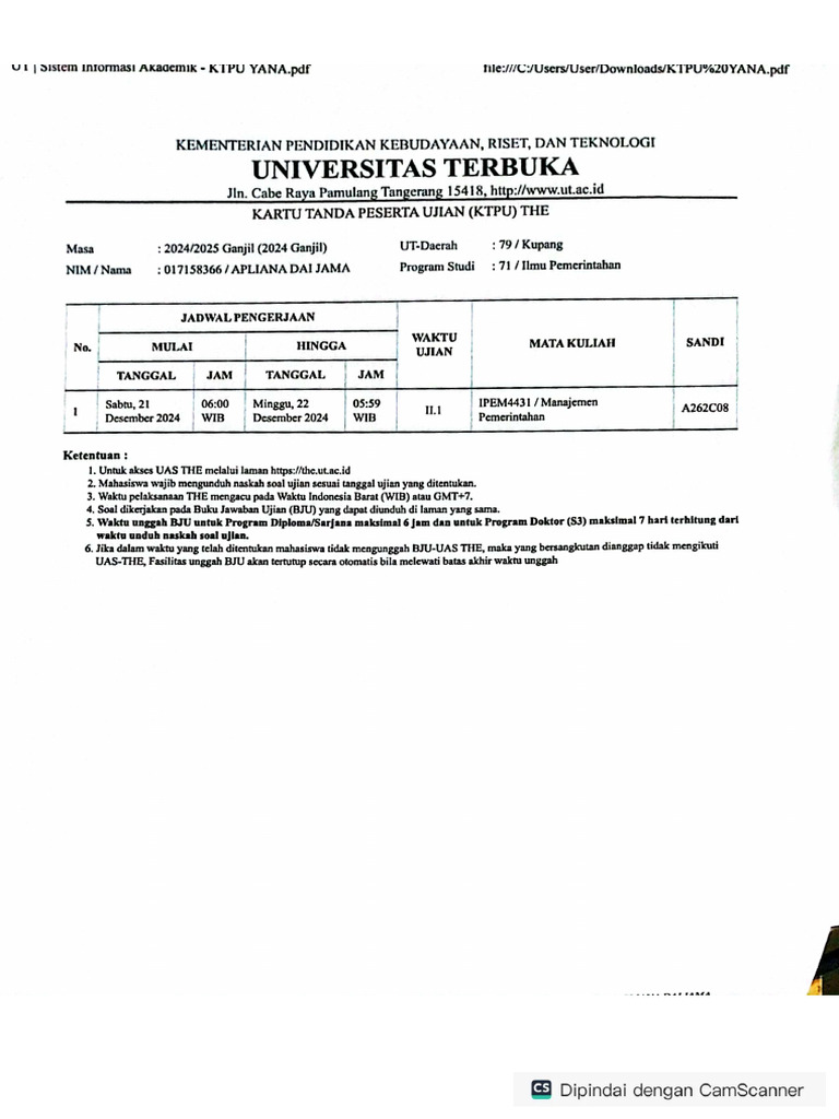 KTPU THE Des 2024 | PDF