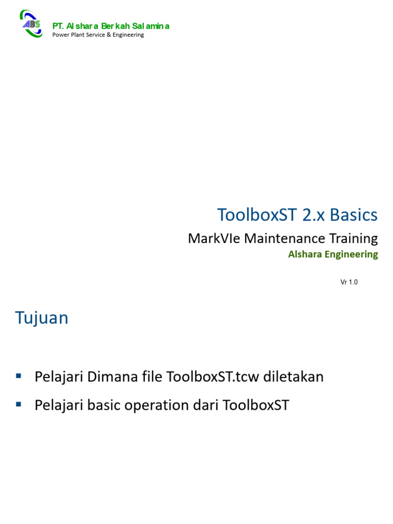 ToolboxST2 X Basics | PDF