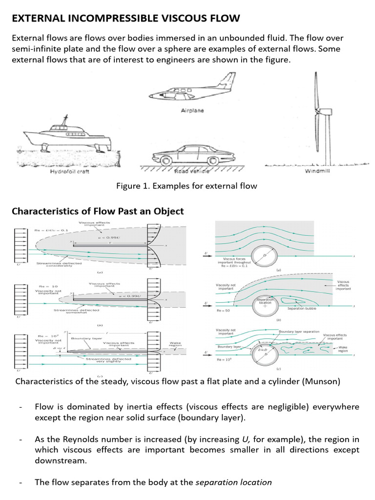 ZME304 8 1 Boundary Layer (BL Concept and Blasius Sol) | PDF | Boundary ...