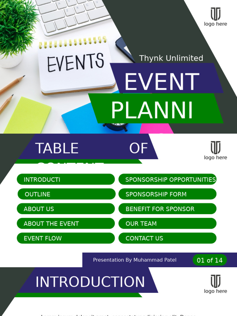 White Modern Event Planning Presentation | PDF