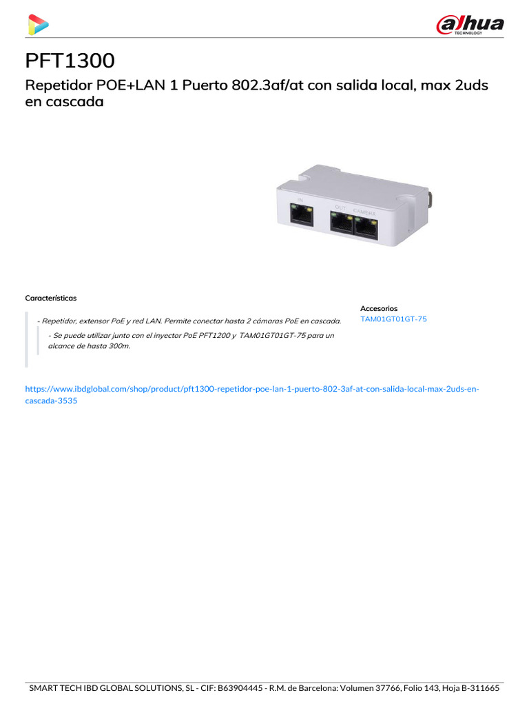Technical Sheet PFT1300 | PDF