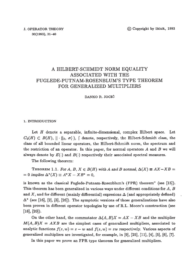 Jocic JOT 1993 | PDF