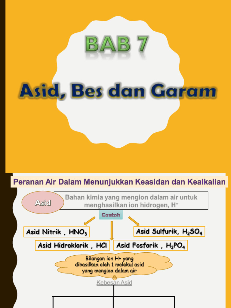 Kekuatan Asid dan Bes dalam Kimia | PDF
