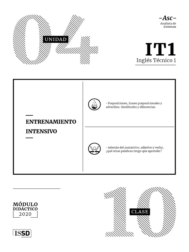 10 - IT1 - ASC - Versión Impresa | PDF | Adverbio | Preposición y Postposición