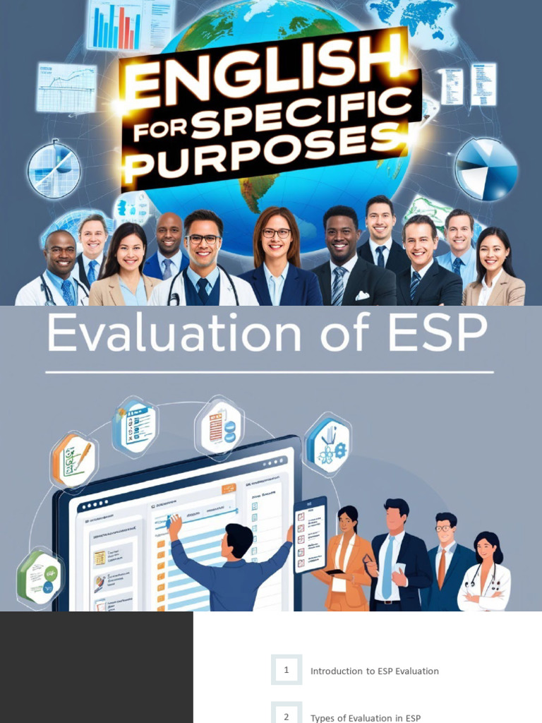 Evaluation of ESP-1 | PDF | Educational Assessment | Evaluation