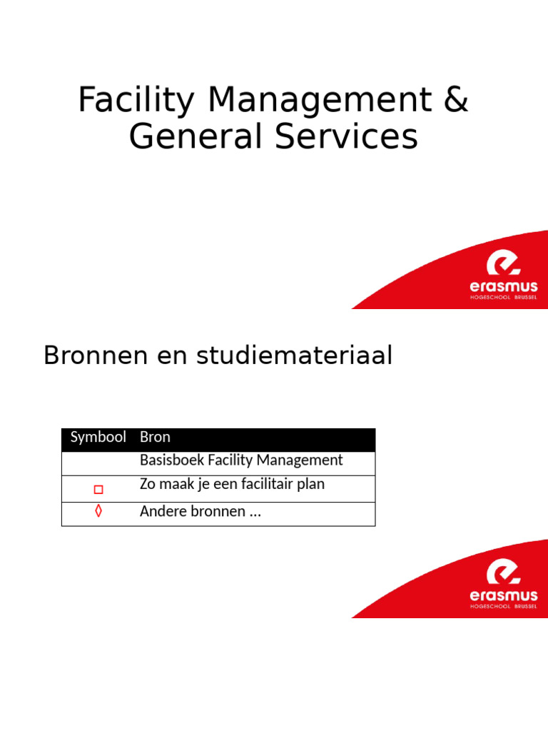 Facility Management & General Services | PDF