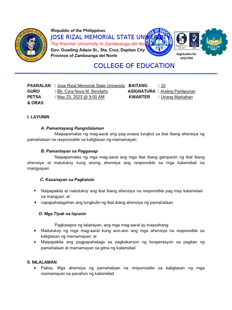 Lesson Plan Integrative Teaching | PDF