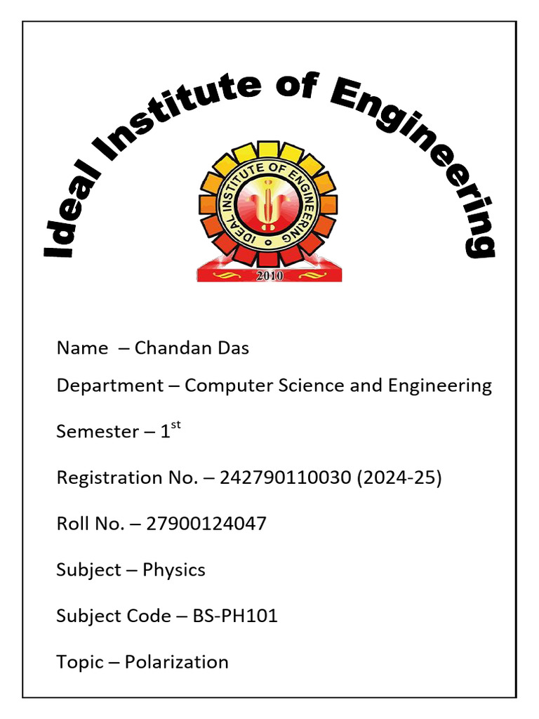 Polarization Demo Pdf Polarization Waves Reflection Physics