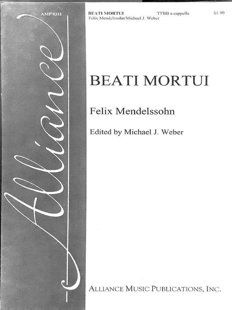 beati mortui TTBB | PDF